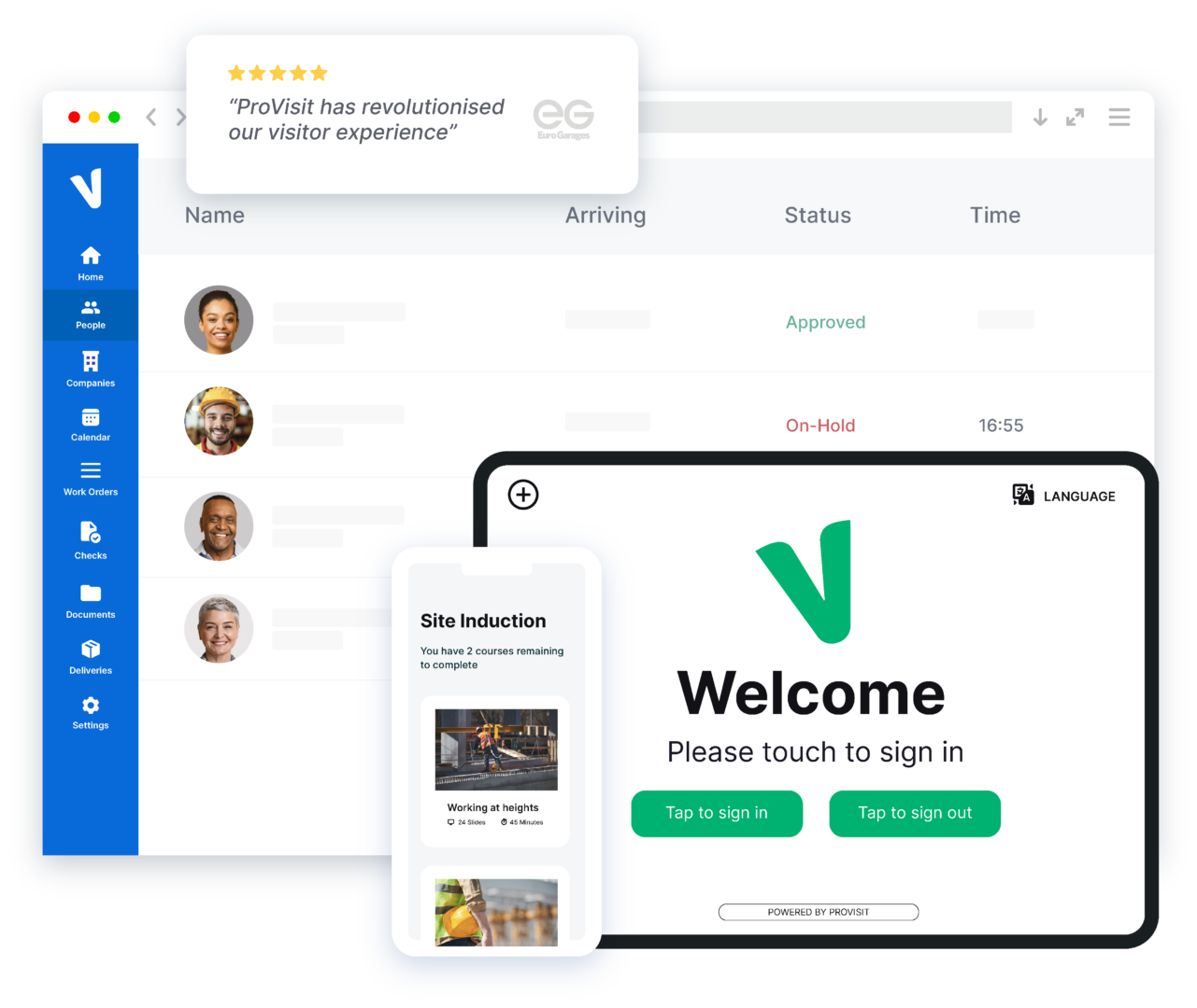 ProVisit - Visitor, Contractor and Employee Management System
