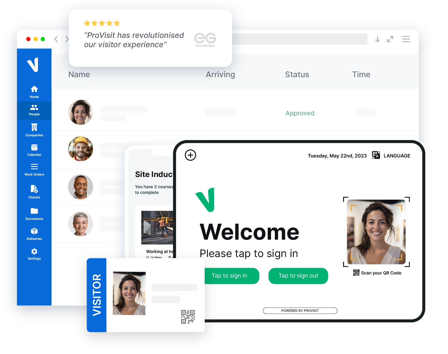 ProVisit - Visitor, Contractor and Employee Management System